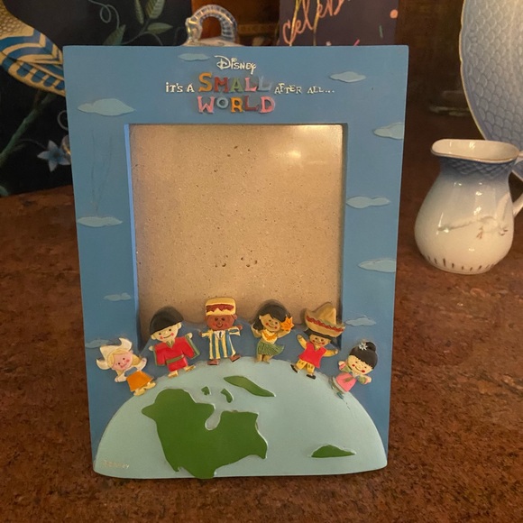 Disney | Accents | Vintage Disney Its A Small World Blue Frame | Poshmark